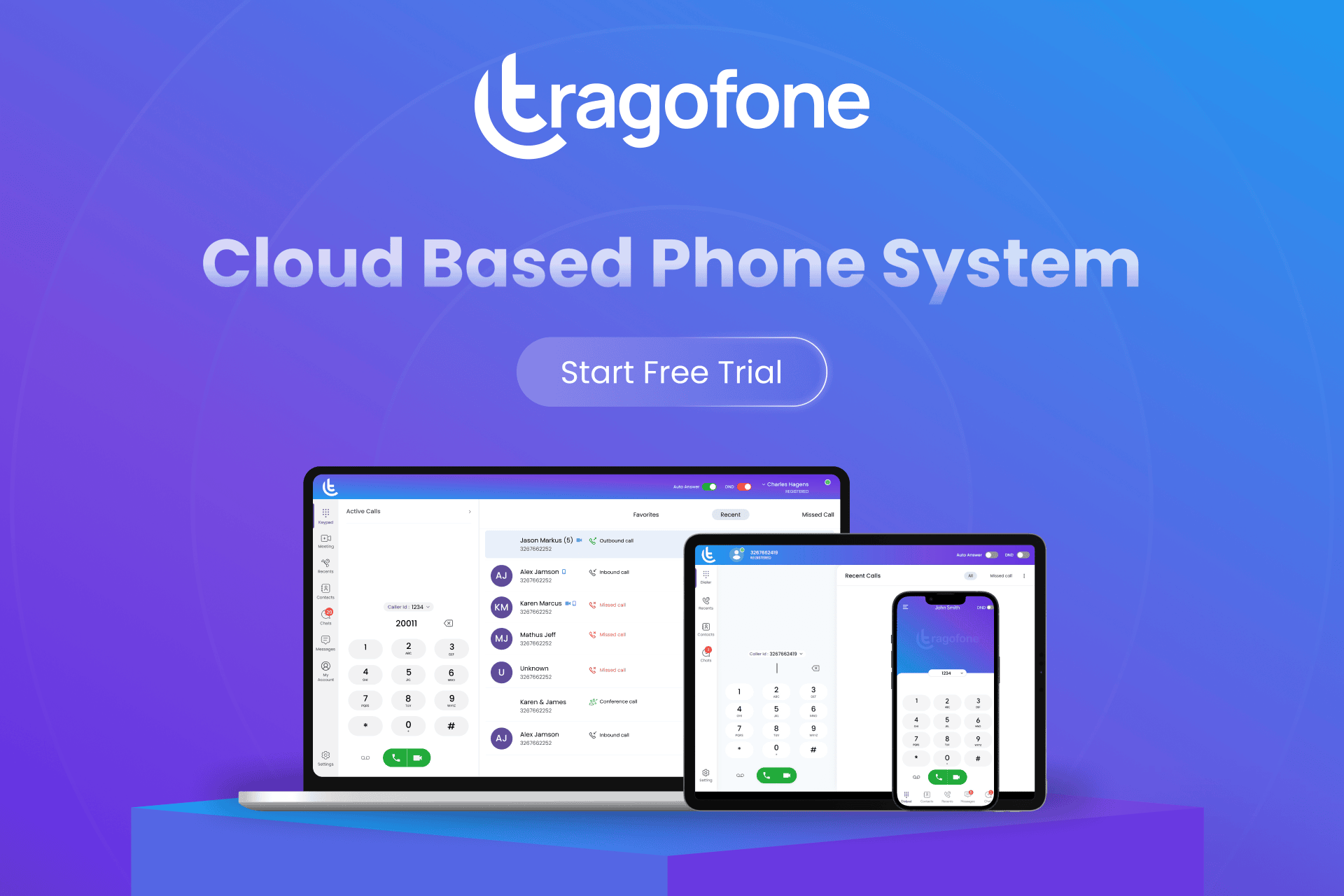 Simple and Secure Cloud-Based Phone System | Tragofone